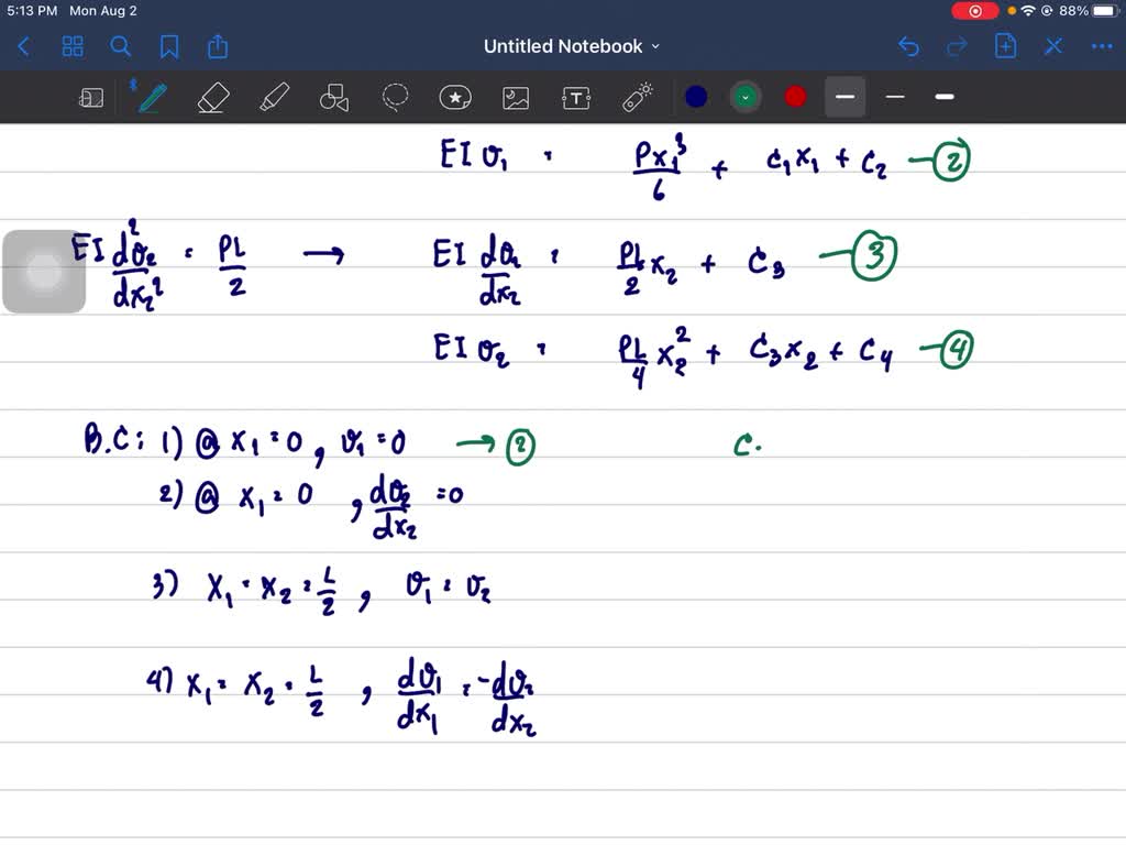 The bar is supported by a roller constraint at B, which allows vertical ...