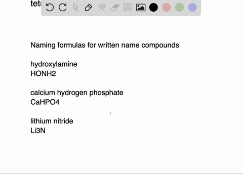 ⏩SOLVED:Write an appropriate formula for each of the following: (a ...