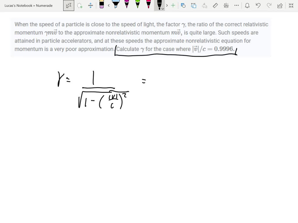 SOLVED:(a) Find a relativistic equation for the velocity of an object ...