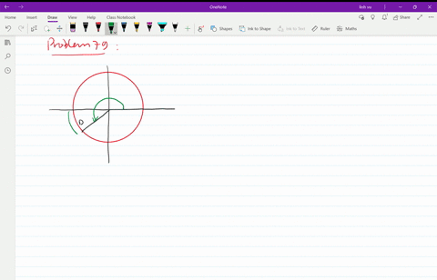 Use the circle shown in the rectangular coordinate system to solve Exercises 77-82 . Find two ...