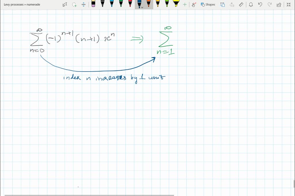 ⏩SOLVED:Writing an Equivalent Series In Exercises 41-44 , write an ...