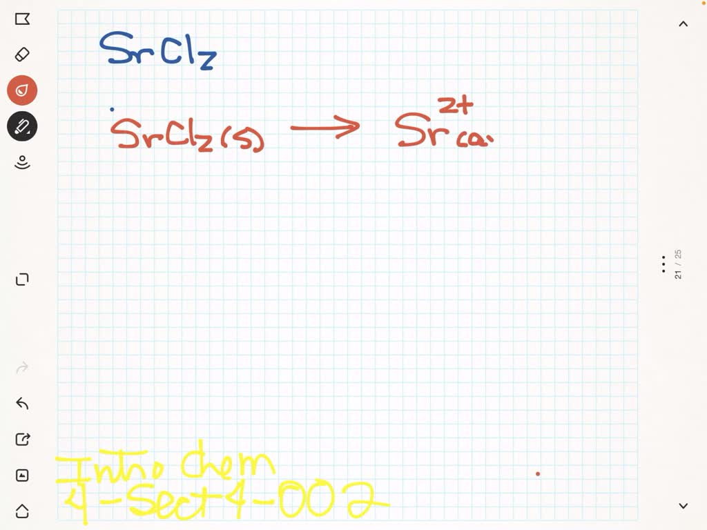 ⏩SOLVED:Write a chemical equation that represents SrCl2( s)… | Numerade