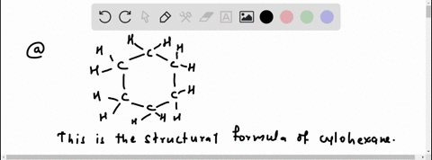 SOLVED:The compound cyclohexane is an alkane in which six carbon atoms ...