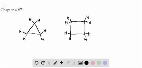 SOLVED:Cyclopropane and cyclobutane have similar strain energy despite ...
