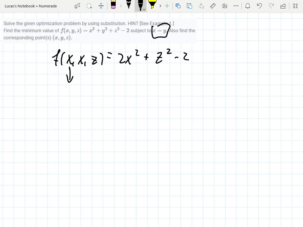 Solved Solve The Given Optimization Problem By Using Substitution Hint [see Example 1 ] Find
