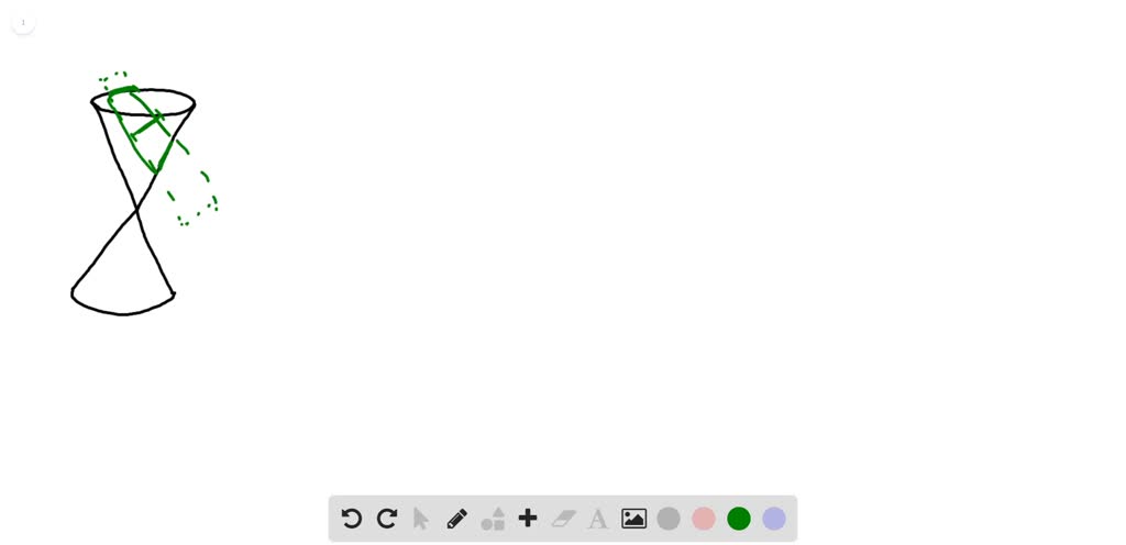SOLVED:A flashlight produces a "cone of light" that can be cut by the ...