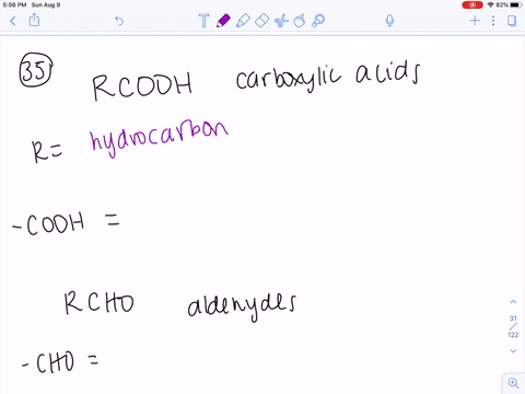 ⏩SOLVED:Carboxylic acids are often written as RCOOH. What does ...
