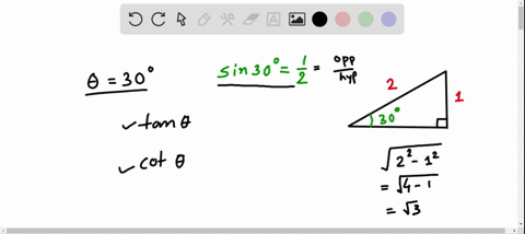 SOLVED:Complete the table with exact trigonometric function values. Do ...