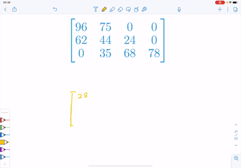 SOLVED:Find the unknown quantities in the given matrix equations. Find ...