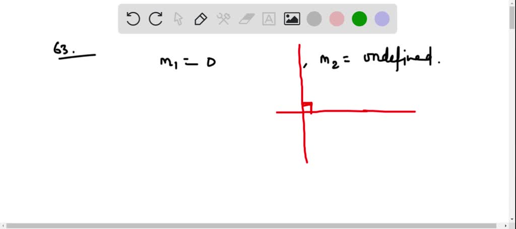 SOLVED: Determine whether the lines with the given slopes are parallel, perpendicular, or ...