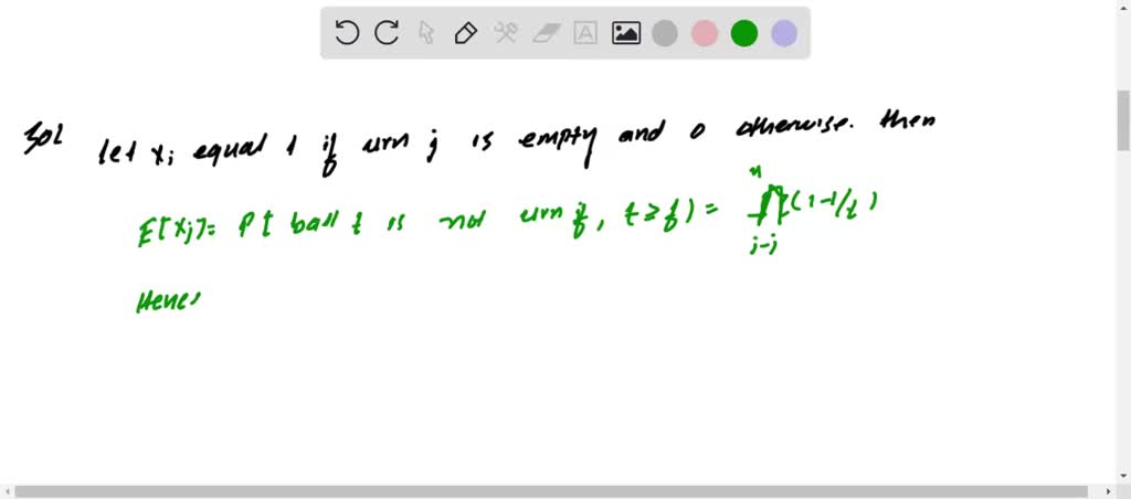 SOLVED:Five balls are distributed between two urns, labeled A and B. Each period, one of the ...