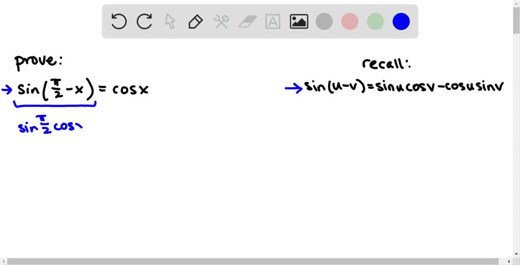 SOLVED:For Exercises 41–62, verify the identity. (See Examples 6–7) cos ...