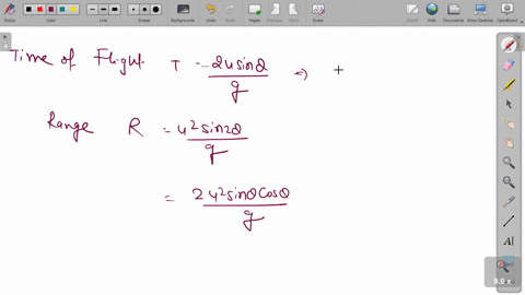 ⏩SOLVED:A projectile has a time of flight T and range R. If the time… | Numerade