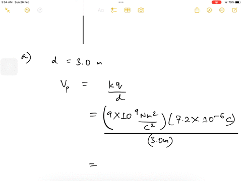 A point charge of 7.2 μC is at the origin. What is the electric ...