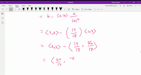 SOLVED:Show that the vector orth _{\mathrm{a}} \mathbf{b}=\mathbf{b ...