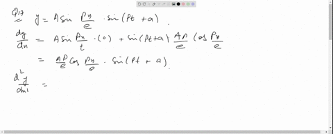 Determine the free-vibration solution of a string fixed at both ends ...