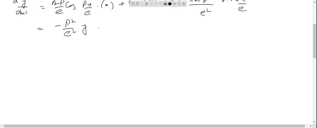 SOLVED:The horizontal displacement u(x, t) of a heavy chain of length L ...