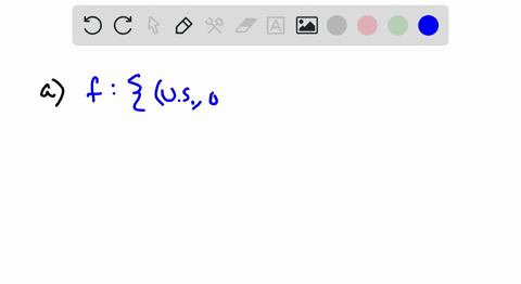 SOLVED:a. Consider a function, f, whose domain is the set of the five ...