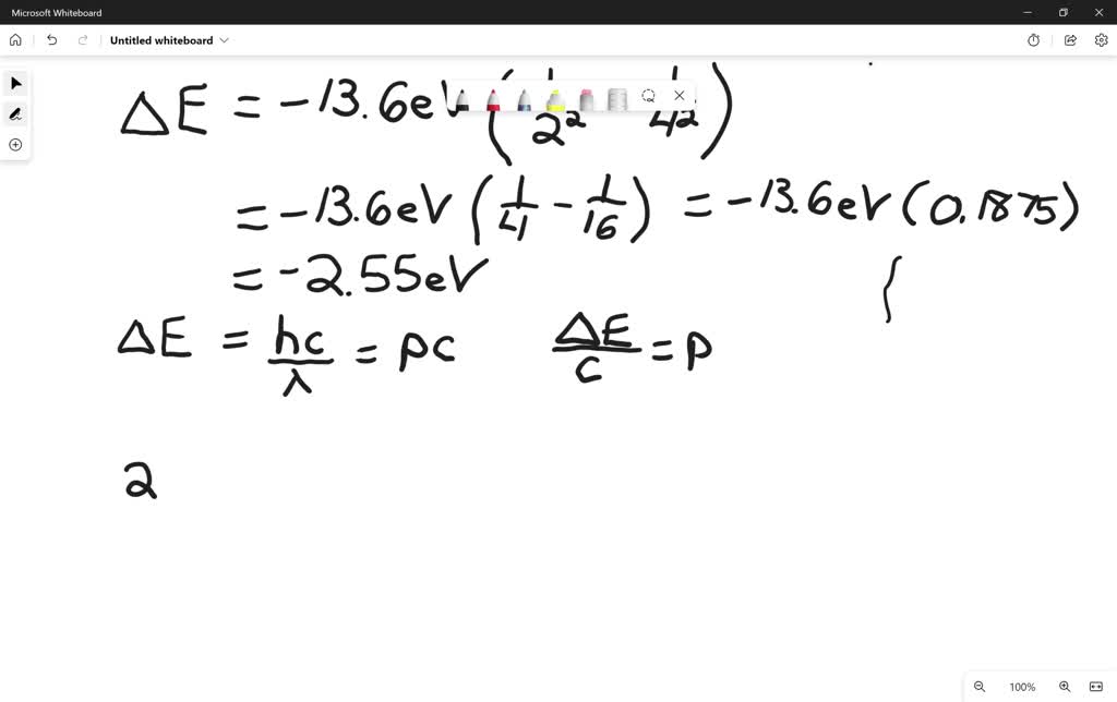 SOLVED:The electron in a hydrogen atom makes a quantum jump from the n=4 state to the n=2 state ...