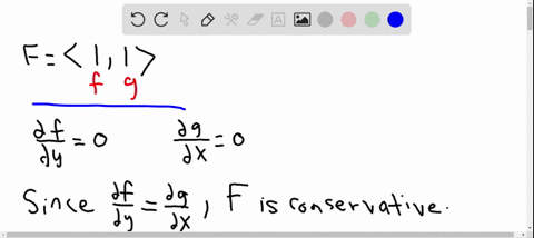SOLVED:Testing for conservative vector fields Determine whether the ...