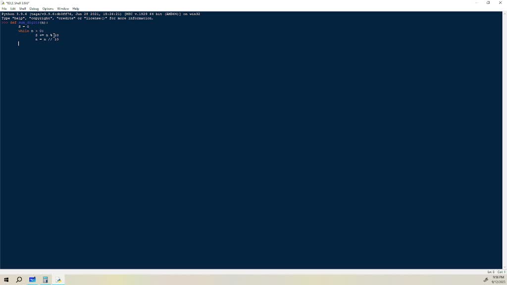 Sum The Digits In An Integer Write A Program That Reads An Integer Between 0 And 1000 And Adds 6877
