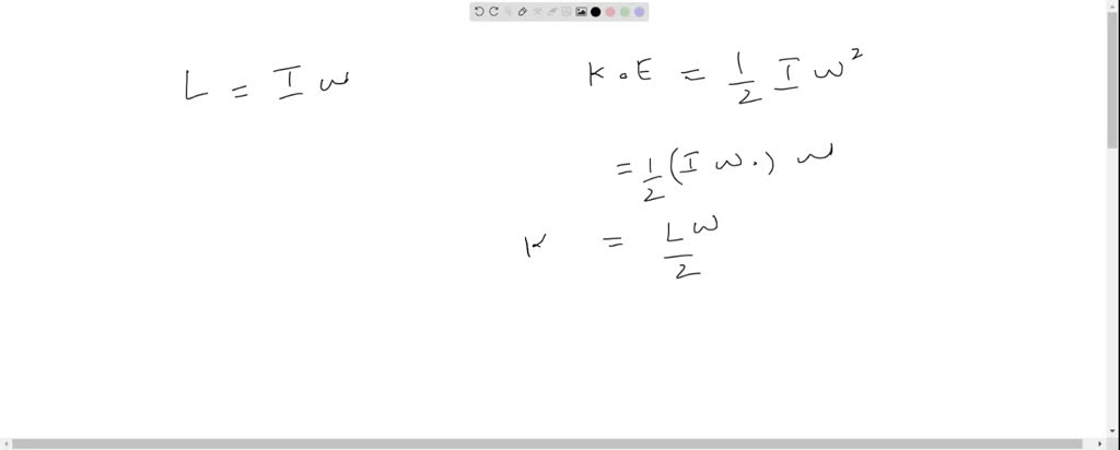 Solved A Particle Performing Uniform Circular Motion Has Angular Momentum L Its Angular