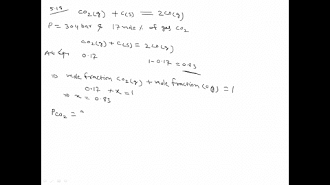 ⏩SOLVED:At 1273 K and at a total pressure of 30.4 bar the… | Numerade