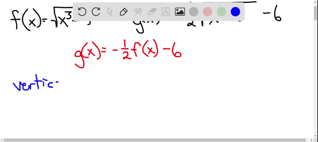 Describe a sequence of transformations that will transform the graph of ...