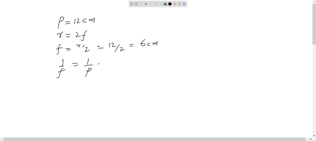 9. An object is placed at a distance of 12 cm from a convex mirror of radius of curvature 12 cm ...