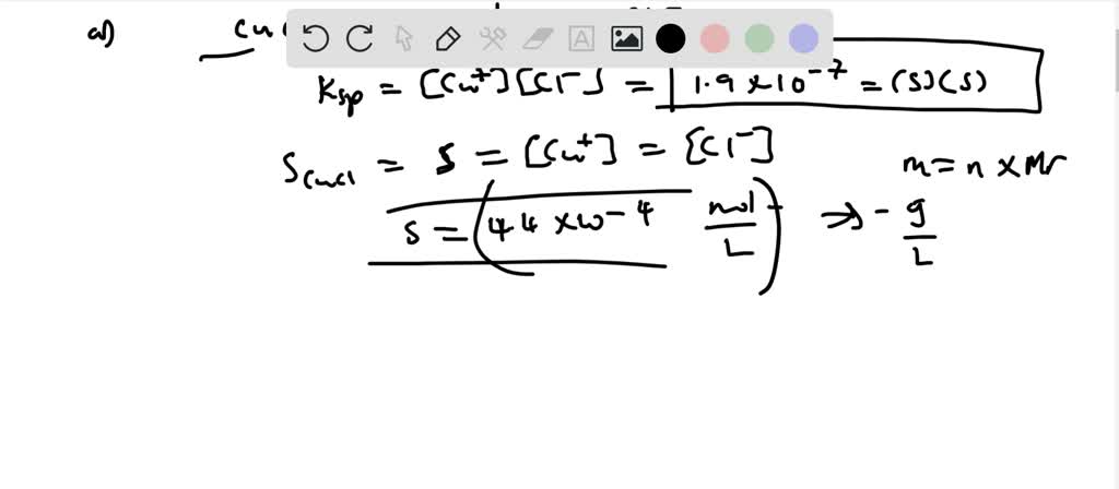 SOLVED:Calculate the solubilities of the following compounds in a 0. ...