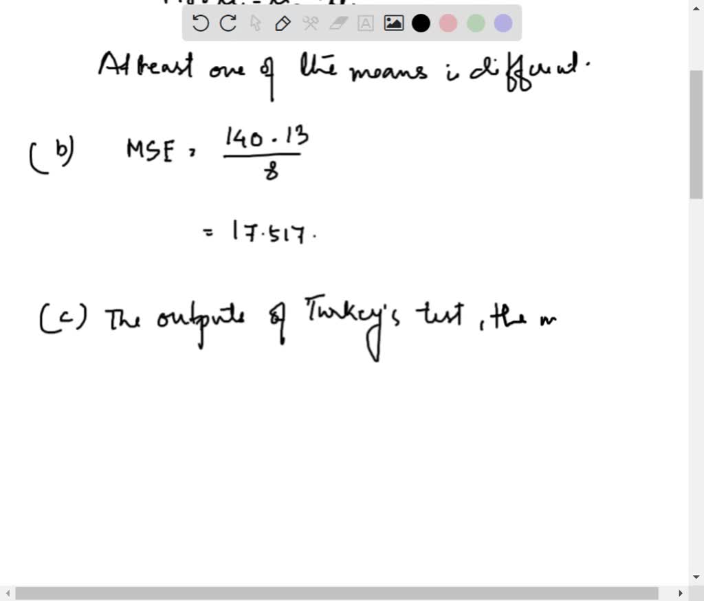 ⏩SOLVED:Given the following ANOVA output, answer the questions that ...