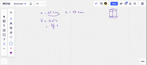 SOLVED: Find the volume or area of each solid figure for the given ...