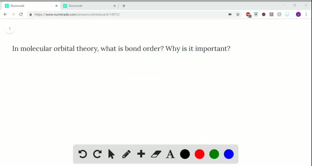 Bond Order In The MO Theory Depends On The Number Of SolvedLib