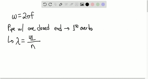 SOLVED:What is the angular frequency of the third harmonic in a pipe of length 1.5 m with one ...