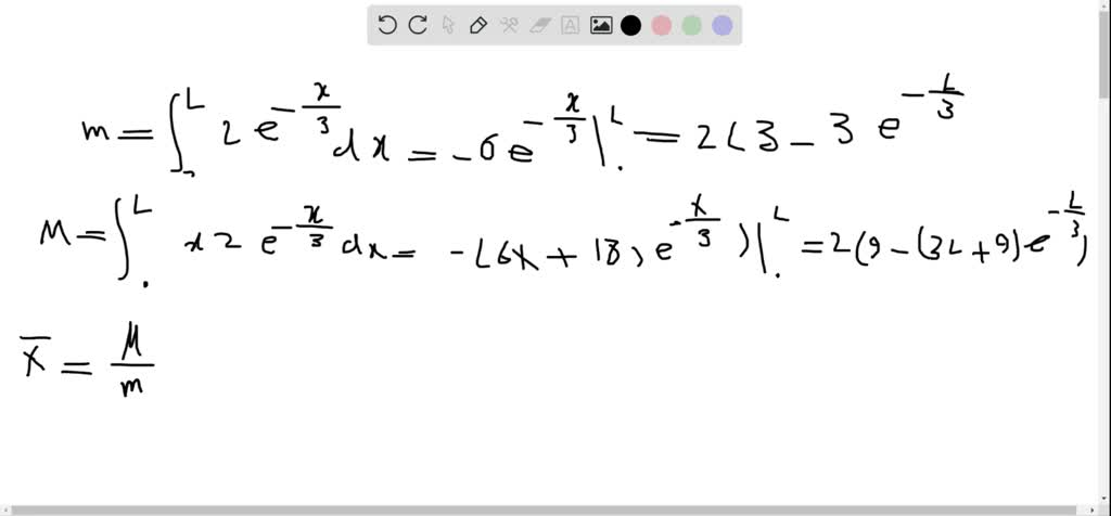 SOLVED:A thin rod of length L has a linear density given by ρ(x)=(10 ...