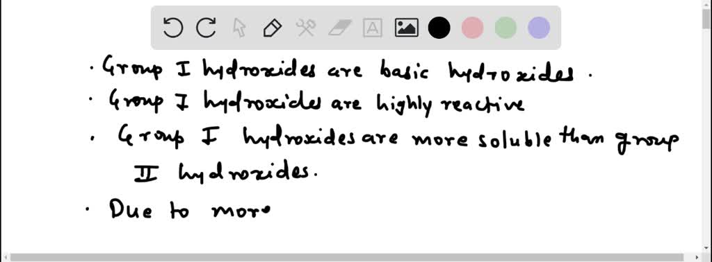 SOLVED: Explain why Group 1 hydroxides are much more corrosive to ...