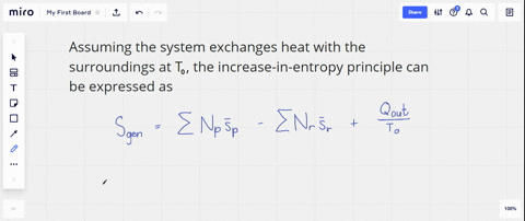 ⏩SOLVED:Express the increase of entropy principle for chemically ...
