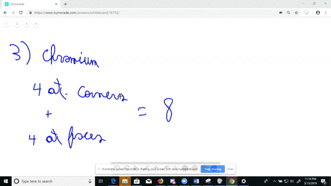 SOLVED: Determine the coordination number for each of the following structures. | Numerade