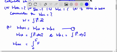 SOLVED:A force acting on a particle moving in the xy plane is given by 𝐅=(2 y 𝐢̂+x^2 𝐣̂), where ...