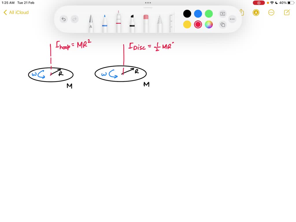 SOLVED:A hoop and a disk have the same mass and radius. In addition ...