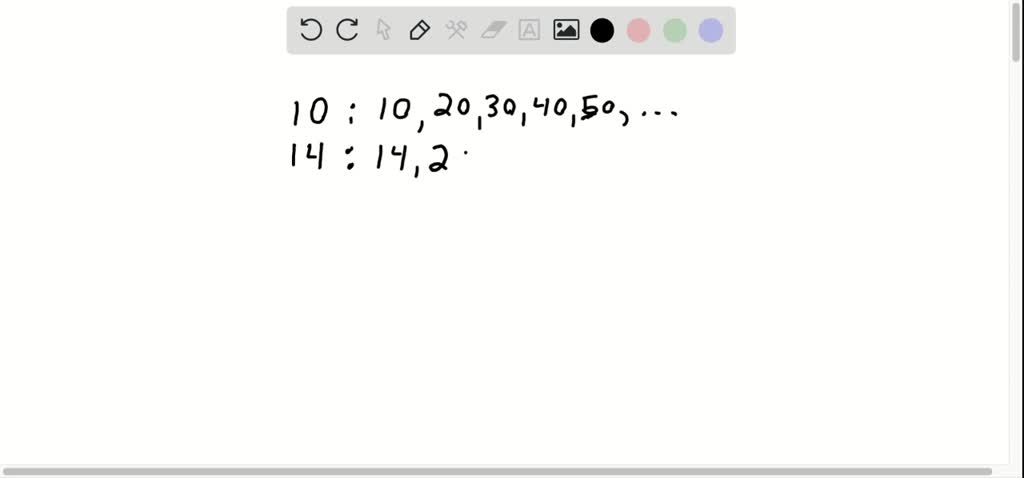 SOLVED:Determine the LCM of the numbers 150,210 , 735 and 1365