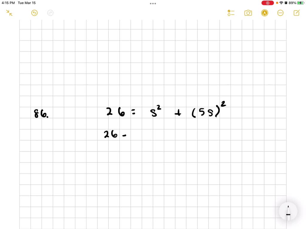 SOLVED:The combined area of two squares is 26 square meters. The sides of the larger square are ...
