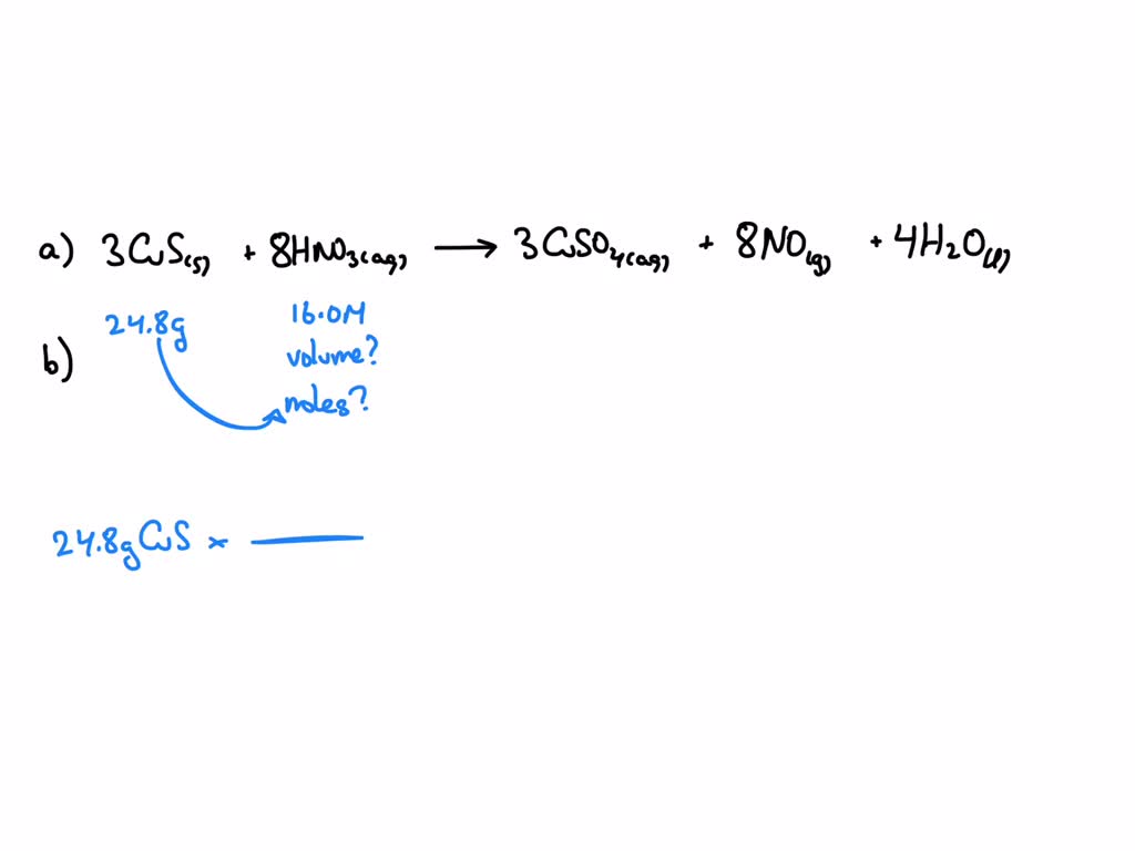 SOLVED:A concentrated nitric acid solution is used to dissolve copper ...