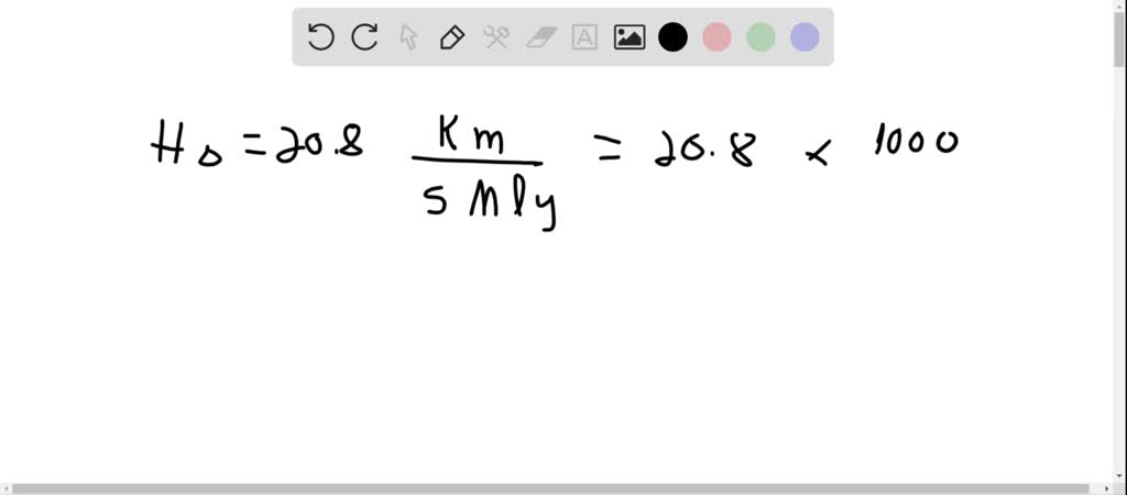 SOLVED:Express the Hubble constant in SI units.
