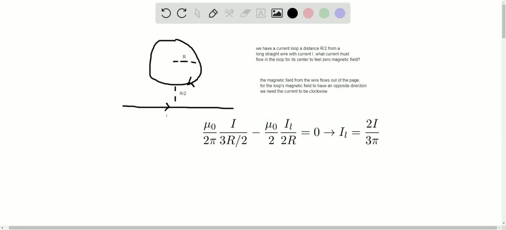 SOLVED:Predict/Calculate A single current-carrying circular loop of radius R is placed next to a ...