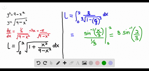 SOLVED:Arc Length of a Sector of a Circle Find the arc length from (0,3 ...