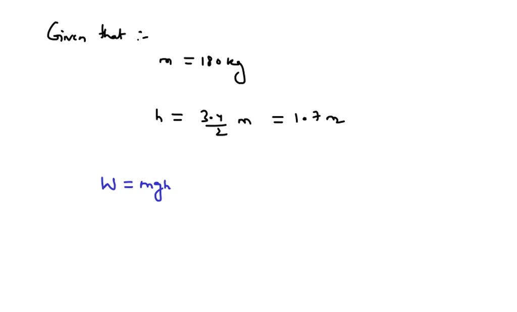 A uniform rectangular marble slab is 3.4 m long and 2.0 m wide. It has ...