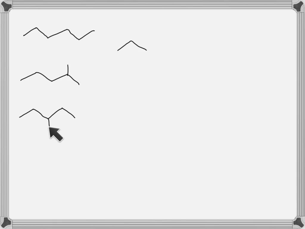SOLVED:Draw the five constitutional isomers having molecular formula C6H14.