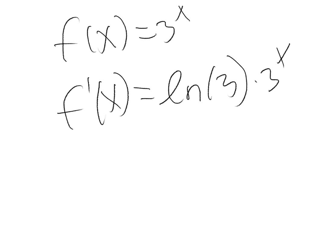 Estimate f^'(3) for f(x)=3^x. Be sure your answer is accurate to within ...