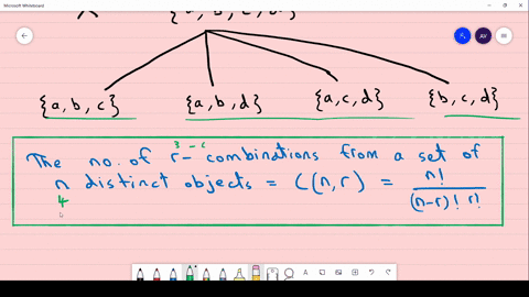 VIDEO solution:Let X={a, b, c, d}. Show the relationship between the 3 -permutations and the 3 ...